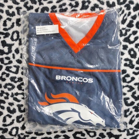 Play 60 | Shirts | Play 6 Nfl Denver Broncos Adult Flag Football ...